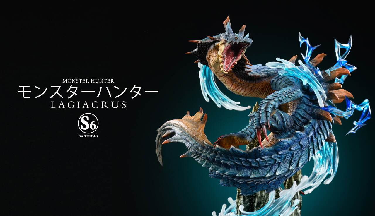 *Pre-order * S6 Studio Monster Hunter Lagiacrus Resin Statue - Bucket ...