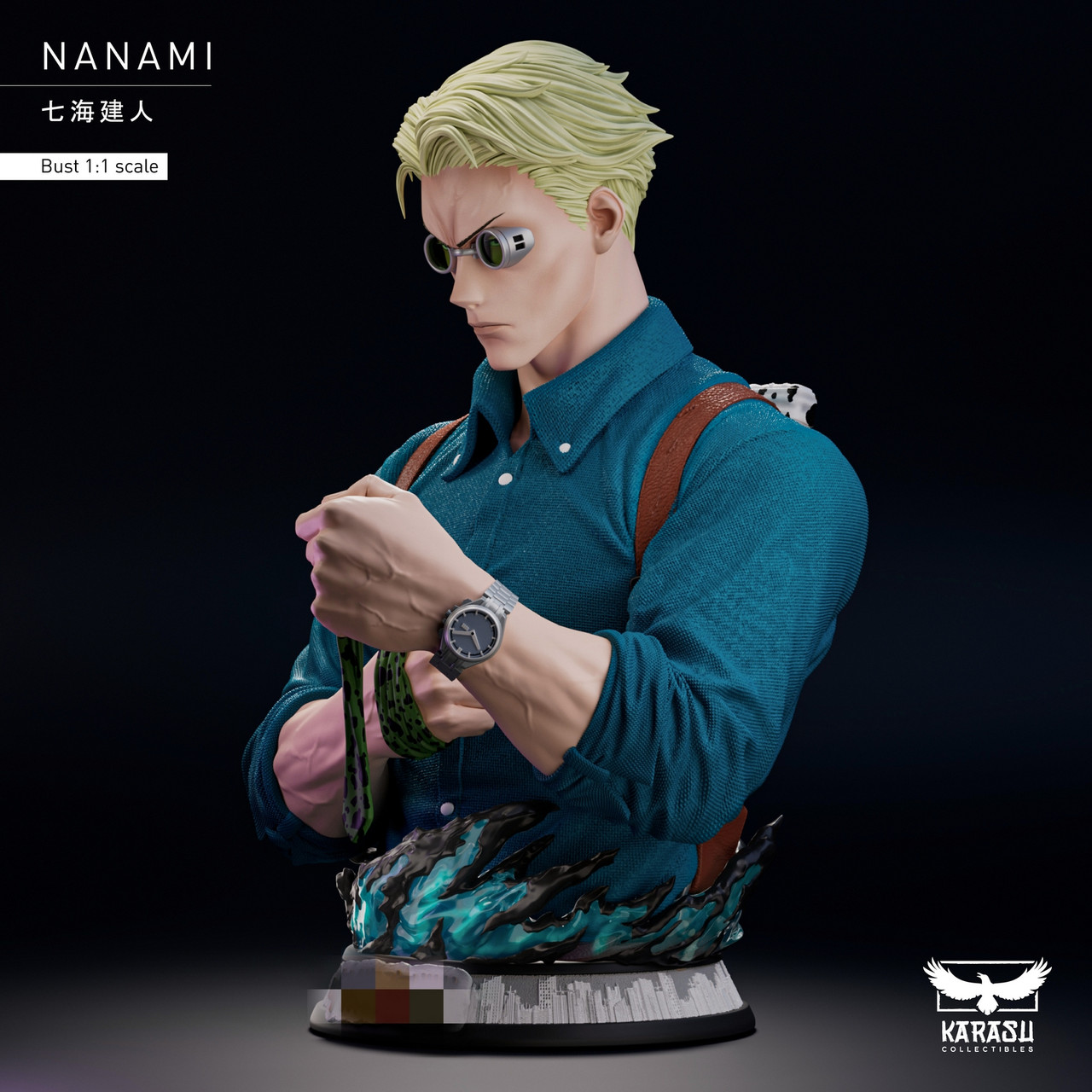 *Pre-order * Karasu Studio Jujutsu Kaisen Nanami Kento Bust Resin ...
