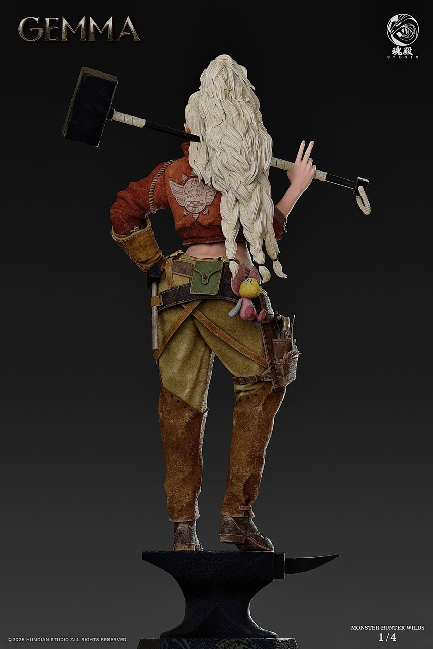 *Pre-order * HunDian Studio Monster Hunter Gemma Resin Statue - Bucket ...