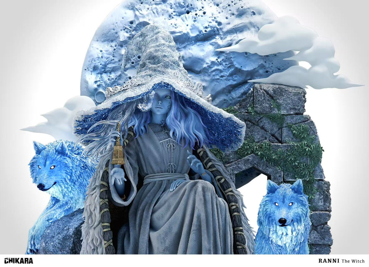 *Pre-order * Chikara Studio Elden Ring moon princess Ranni Resin Statue ...