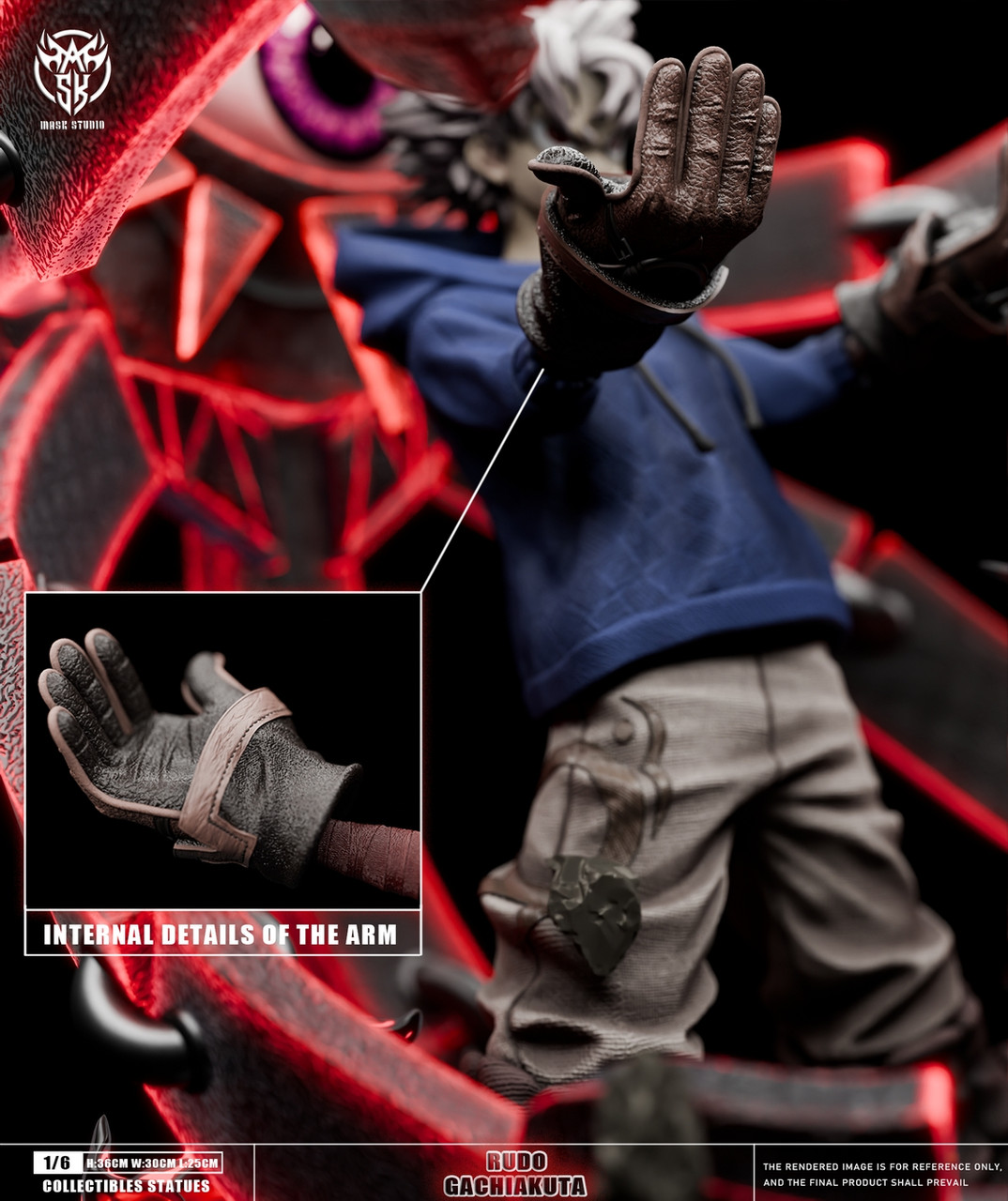 *Pre-order * Mask Studio GACHIAKUTA Rudo Resin Statue - Bucket&Shovel