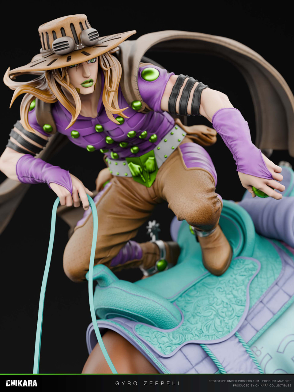 *Pre-order * Chikara Studio STEEL BALL RUN Julius Caesar Zeppeli Resin ...