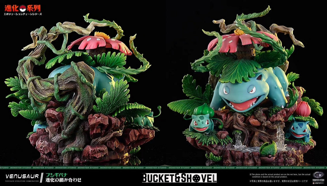 * Pre-order * Monster Studio Pokemon Venusaur Evolutionary Line Resin ...