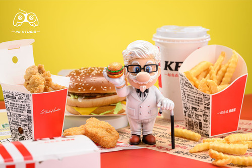 *Pre-order * PG Studio McDonald's＆KFC Mario Resin Statue - Bucket&Shovel