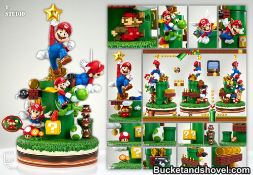 *Pre-order * T Studio Mario 2.0 Resin Statue - Bucket&Shovel