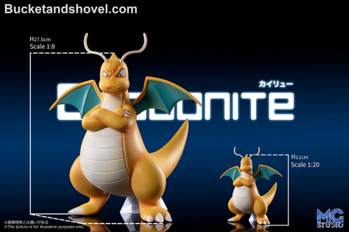 *Pre-order * MG Studio Pokemon Dragonite Resin Statue - Bucket&Shovel