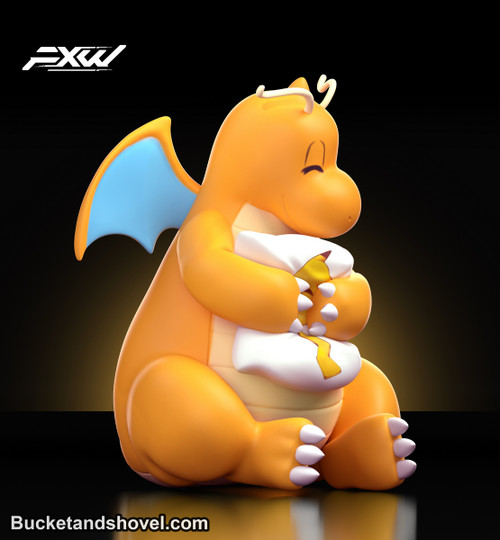 *Pre-order * FXW Studio Pokemon Dragonite Resin Statue - Bucket&Shovel