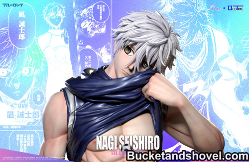 *Pre-order * Old time Studio Blue Lock Seishirou Nagi Resin Statue - Bucket&Shovel