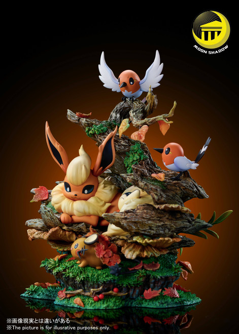 *Pre-order * MoonShadow Studio Pokemon Flareon Resin Statue - Bucket&Shovel