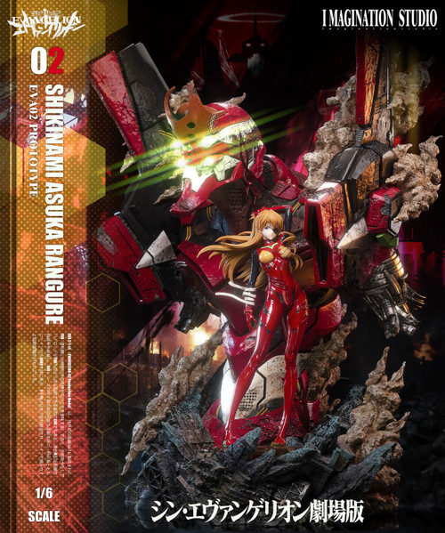*Pre-order * YY Studio EVA Asuka Langley & Ayanami Rei Resin Statue ...