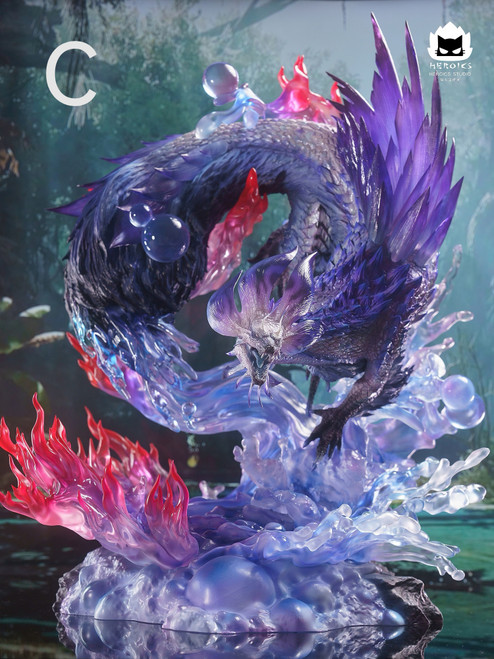 *Pre-order * Heroics Studio Monster Hunter Mizutsune Resin Statue ...