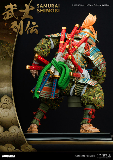 *Pre-order * Chikara Studio Naruto Nine tail Samurai Resin Statue ...