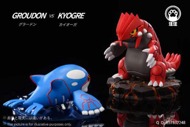 * Pre-order * WangWang Studio Pokémon Q Version Groudon Resin Statue ...