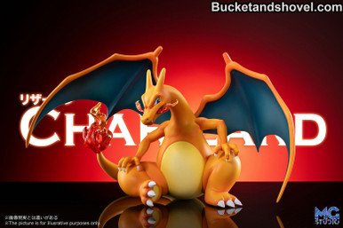 *Pre-order * MG Studio Pokemon Charizard Resin Statue - Bucket&Shovel