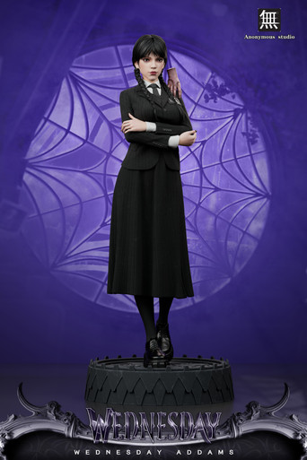 *Pre-order * Wumin Studio The Addams Family Wednesday Resin Statue ...