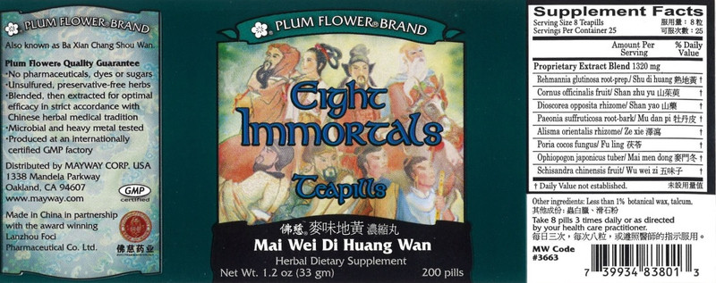 Eight Immortals Teapills