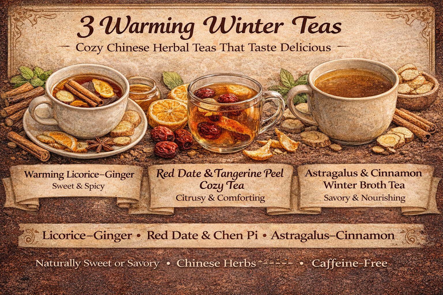 Three Warming Winter Teas That Taste as Good as They Feel - 1st Chinese ...