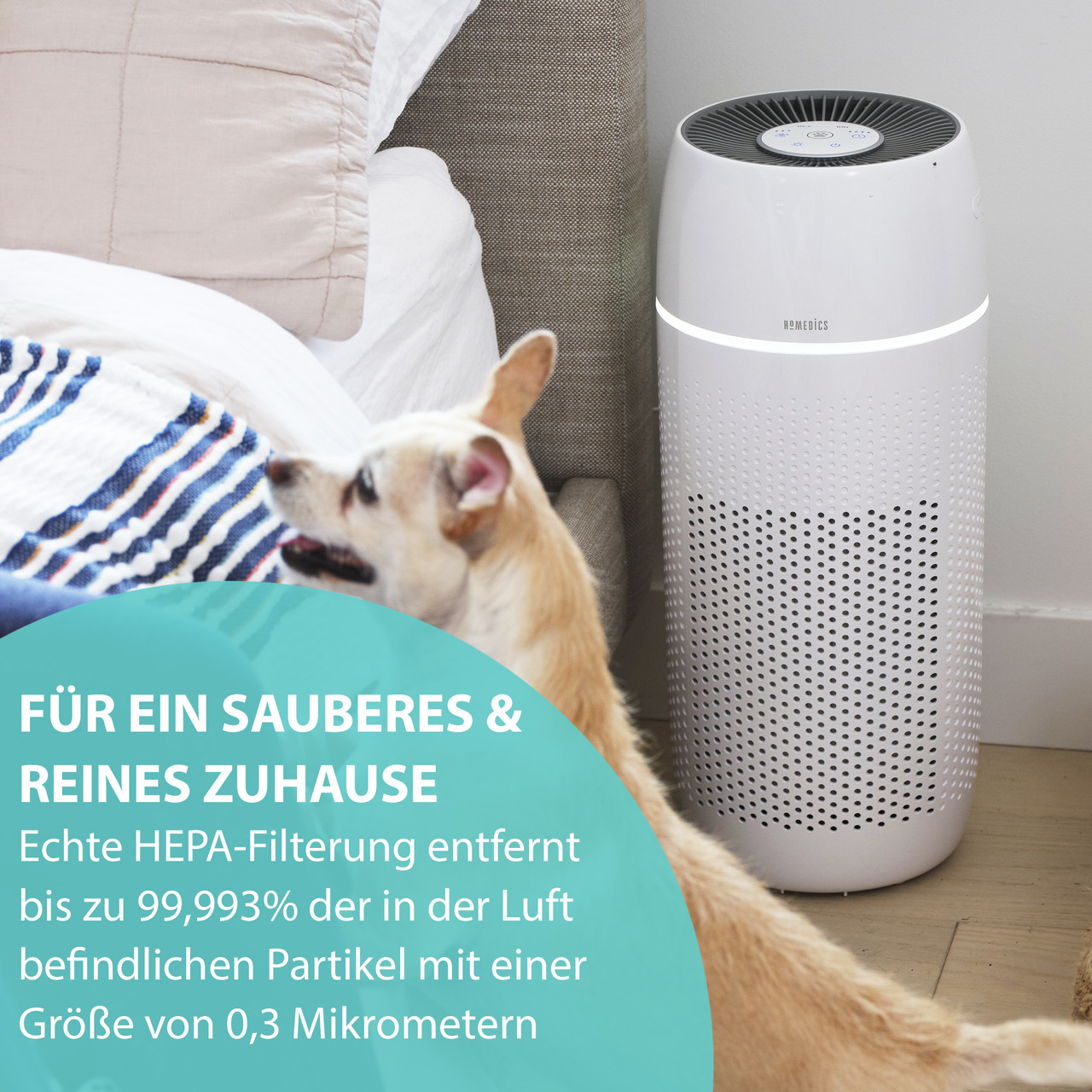 HoMedics TotalClean PetPlus 5 in 1 Luftreiniger