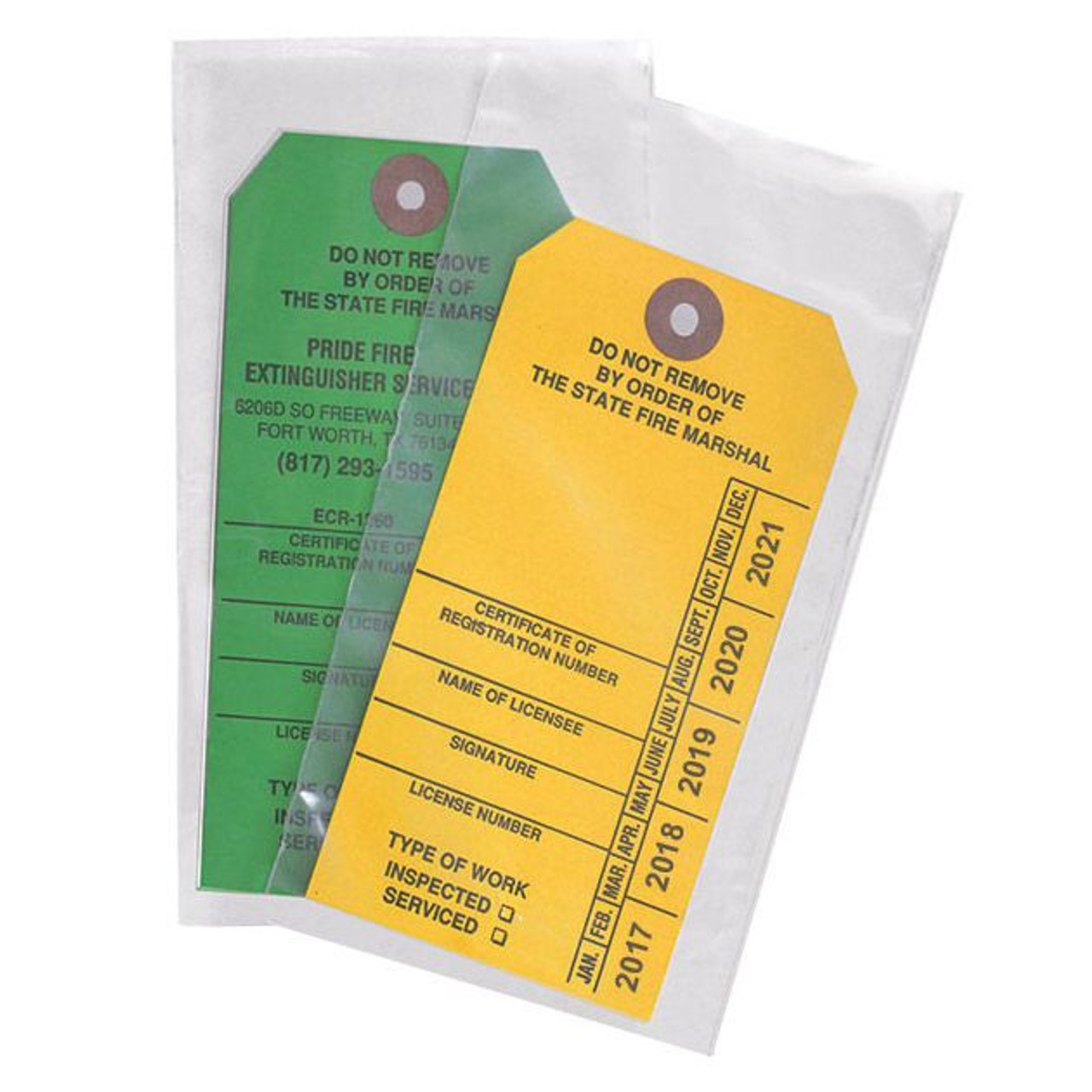 Pack Of 25 Standard Tag Cover 6 1 2 X 3 1 2 2 5 Mil Poly Fire pack-of-25-standard-tag-cover-6-1-2-x-3-1-2-2-5-mil-poly-fire