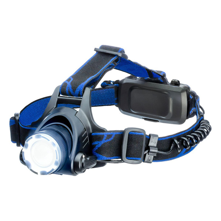1 000 Lumen LED Headlamp Flashlight Rechargeable Pivoting Focus Beam Emergency Flashlights