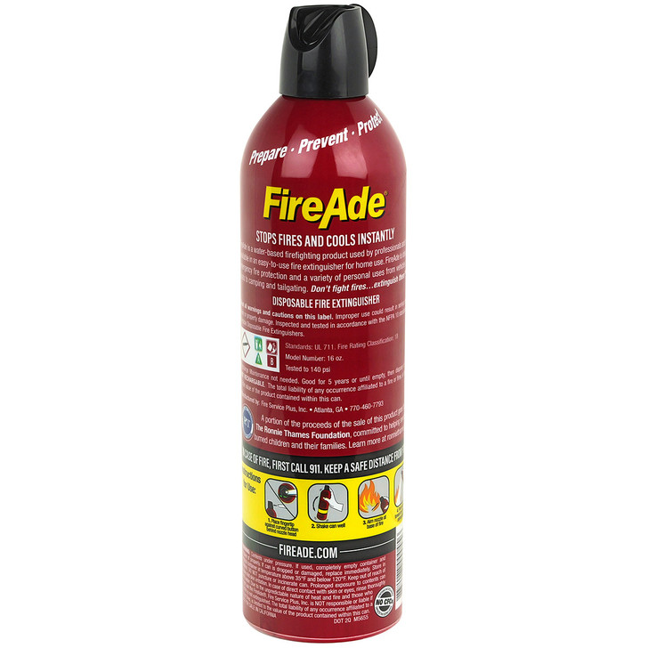 2 Pack FireAde Fire Extinguishers - 16 oz. - Fire Extinguishing Foam ...