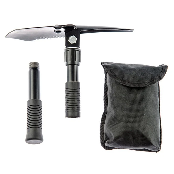 3-IN-1 Mini Folding Shovel - Shovel, Pick Saw with Carrying Case ...