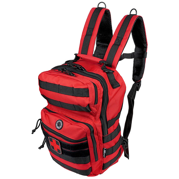 14" Tactical Medic Backpack - Red - 1800 cu. in.