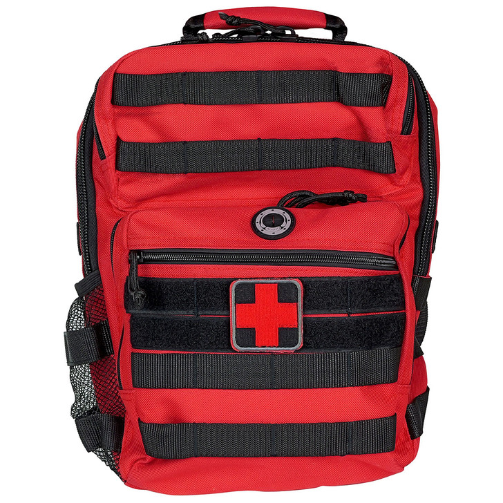 14" Tactical Medic Backpack - Red - 1800 cu. in.