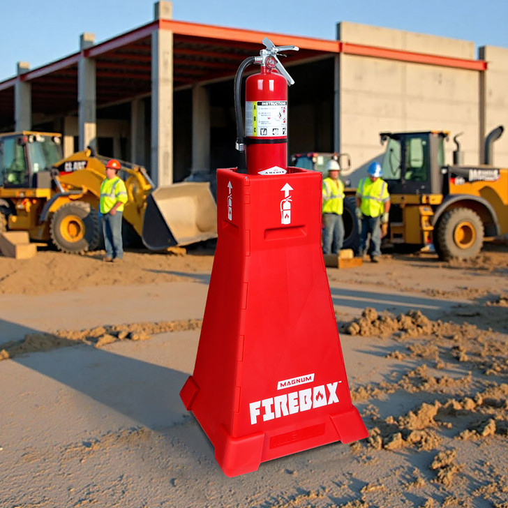 Magnum Firebox - Collapsible Portable Fire Extinguisher Stand & Safety ...