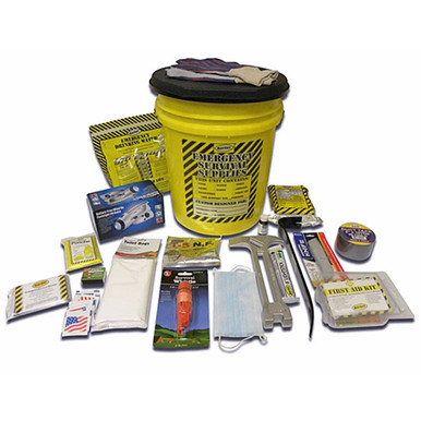 Deluxe Honey Bucket Kit - 1 Person - Home Emergency Preparedness Kits