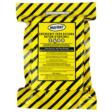 Mayday 2400 Calorie Food Bar - 2-Day Survival Ration - Emergency Food ...