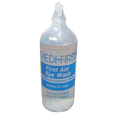 Medi-First First Aid Eye Wash Solution 4 oz. - First Aid Medical Supplies
