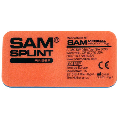 SAM Finger Splint 4'' x 1.75'' - 10 Pack - First Aid Medical Supplies