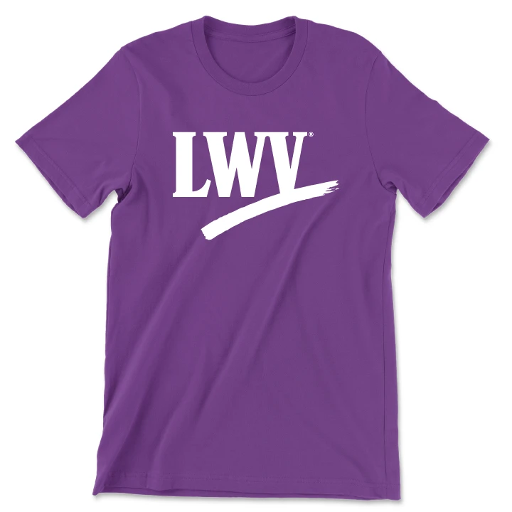 LWV (Unisex Purple Tee) - League of Women Voters Webstore