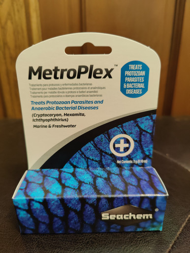 Seachem Metroplex 5 grams | Treatment for Parasites & Bacterial Diseases
