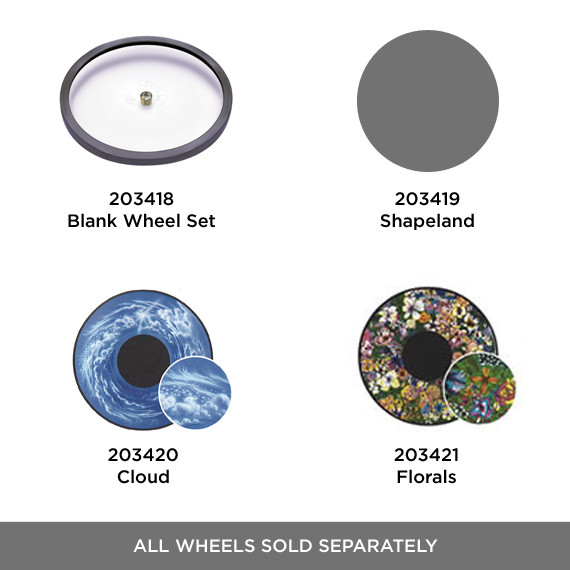 6" Solar Effect Wheels | Multi-Sensory Environment
