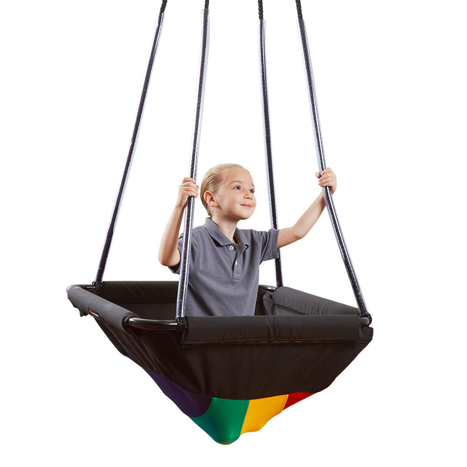 Rainbow Bucket Swing