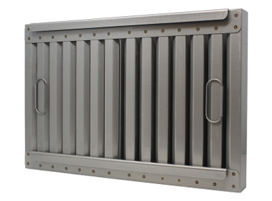 KSA Full Size Grease Filter 20"L x 13"H for Capture Jet Exhaust Hoods