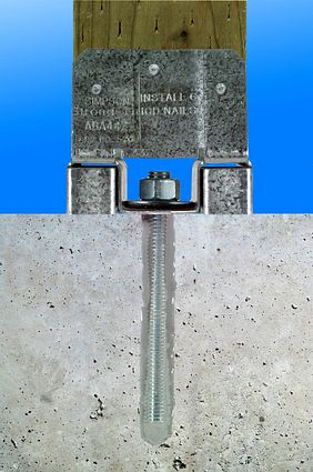 ABA Adjustable Post Base for post to concrete connection