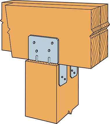 LPCZ Light Post Cap, for connection between beam and post