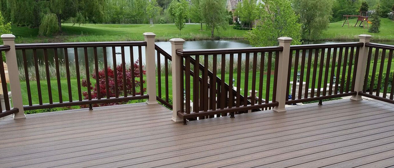 Trex Transcend Railing With T Rex Top Cap
