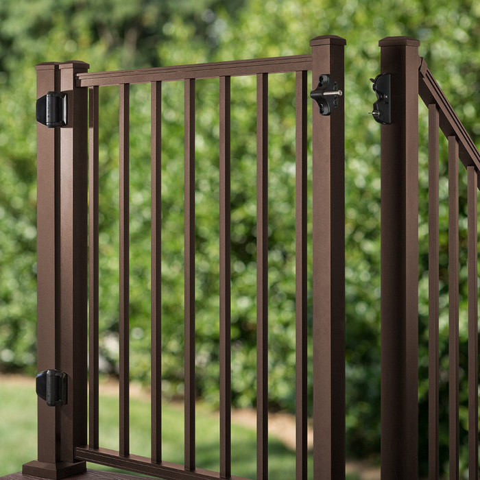 Trex Signature Adjustable Gate Rail Kit with 36 in. Balusters