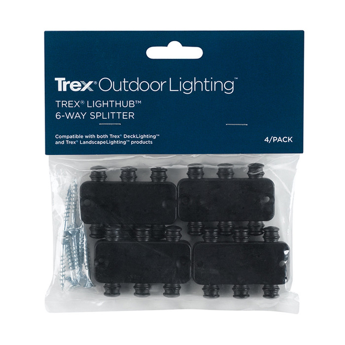 Trex Lighting - 6 Way Splitters ( 4-pack )