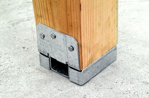 ABA Adjustable Post Base for post to concrete connection