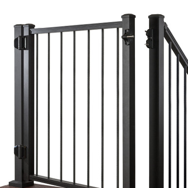 Trex Signature Adjustable Gate Rail Kit with 36 in. Balusters