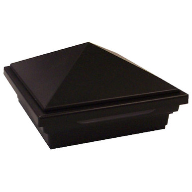 Trex 4x4 LED Pyramid Post Cap Light - Charcoal Black