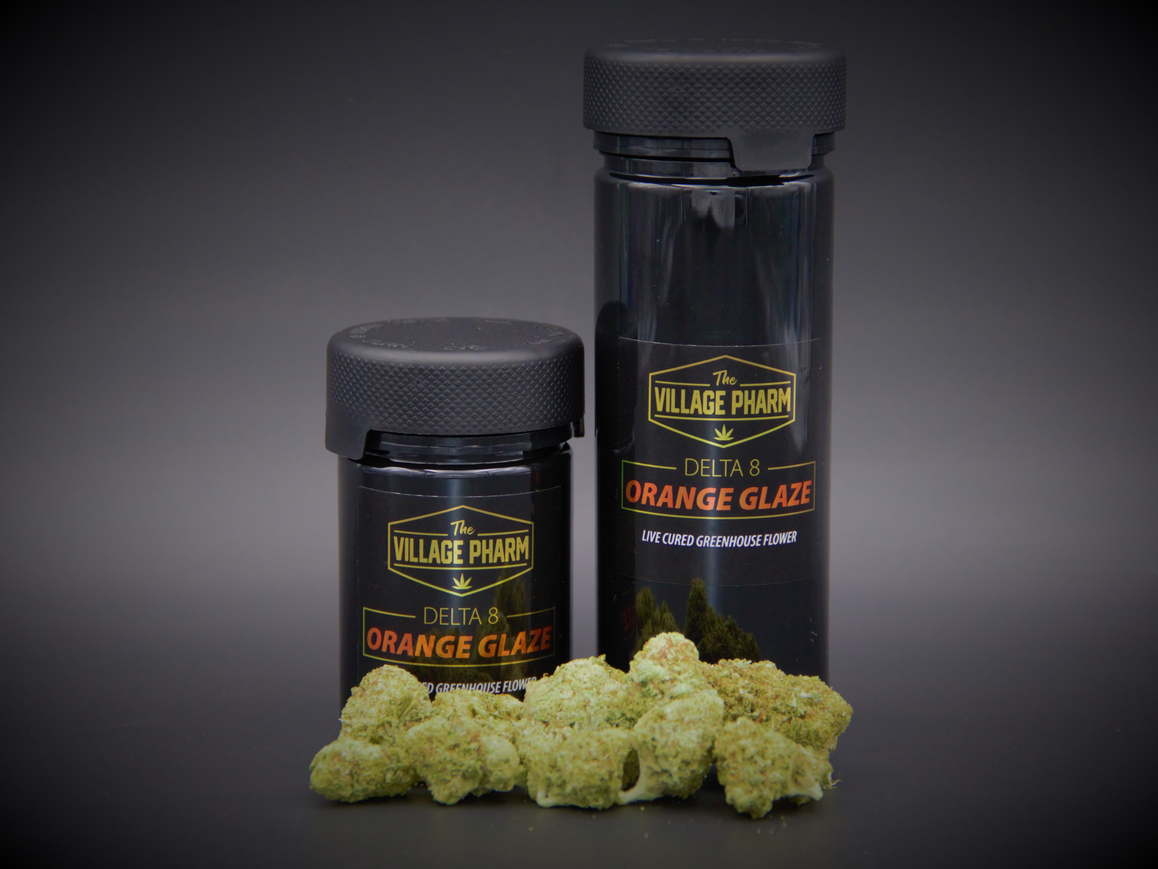 Delta-8 Orange Glaze Flower