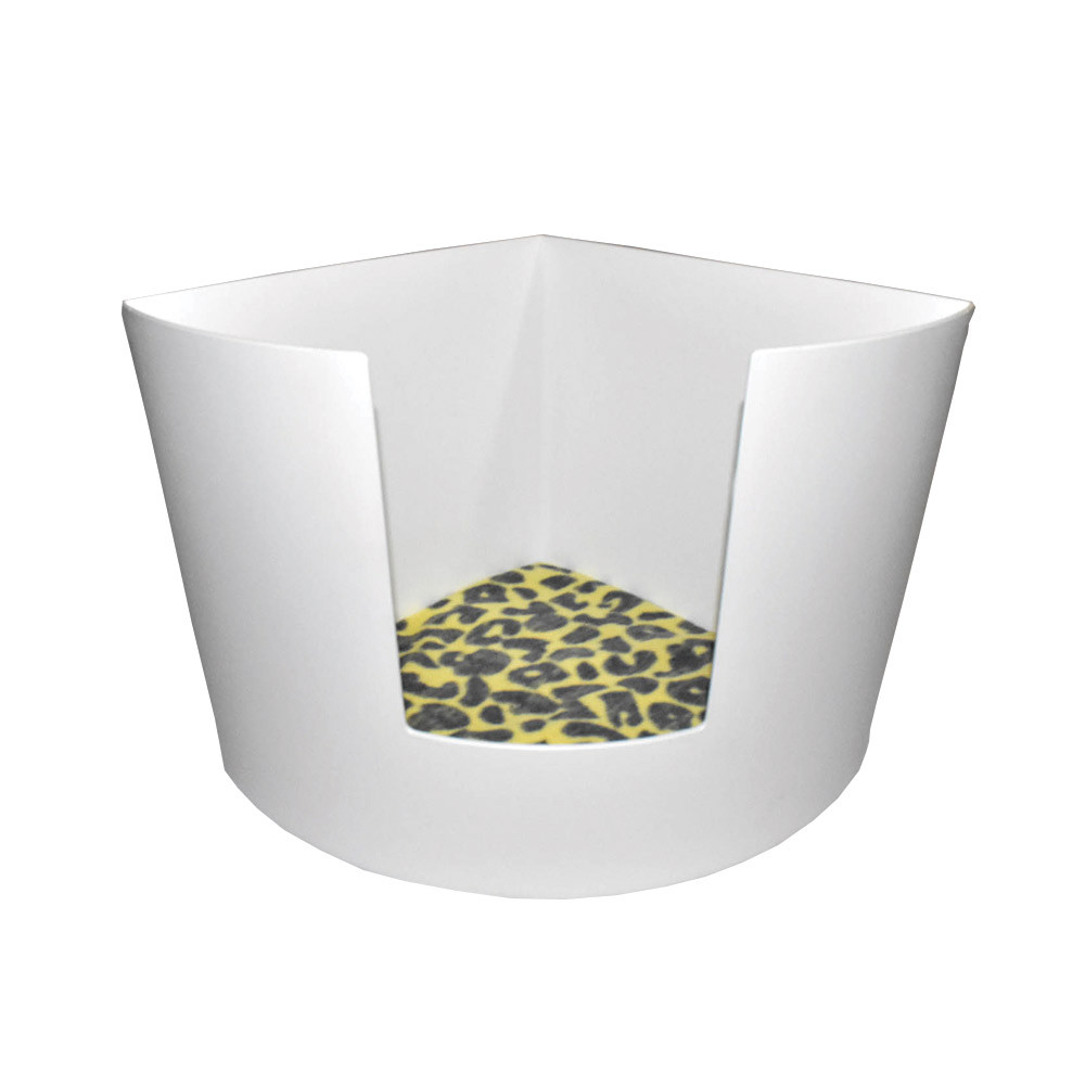 Decorative Corner Kitty Litter Box
