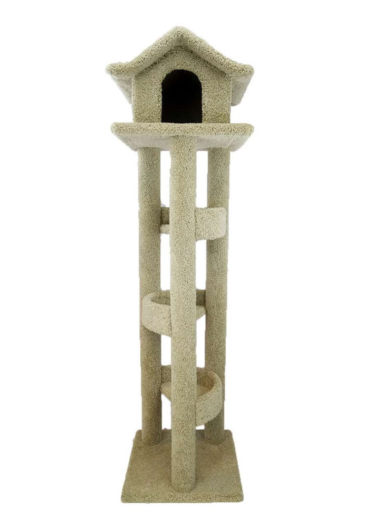 Cat's Choice Premier 72 Inch Pagoda Cat Tower