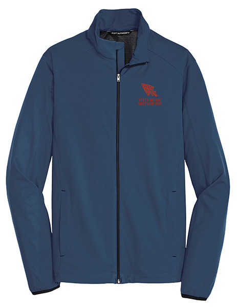 Active Soft Shell Jacket with Embroidered OA Arrowhead Logo
